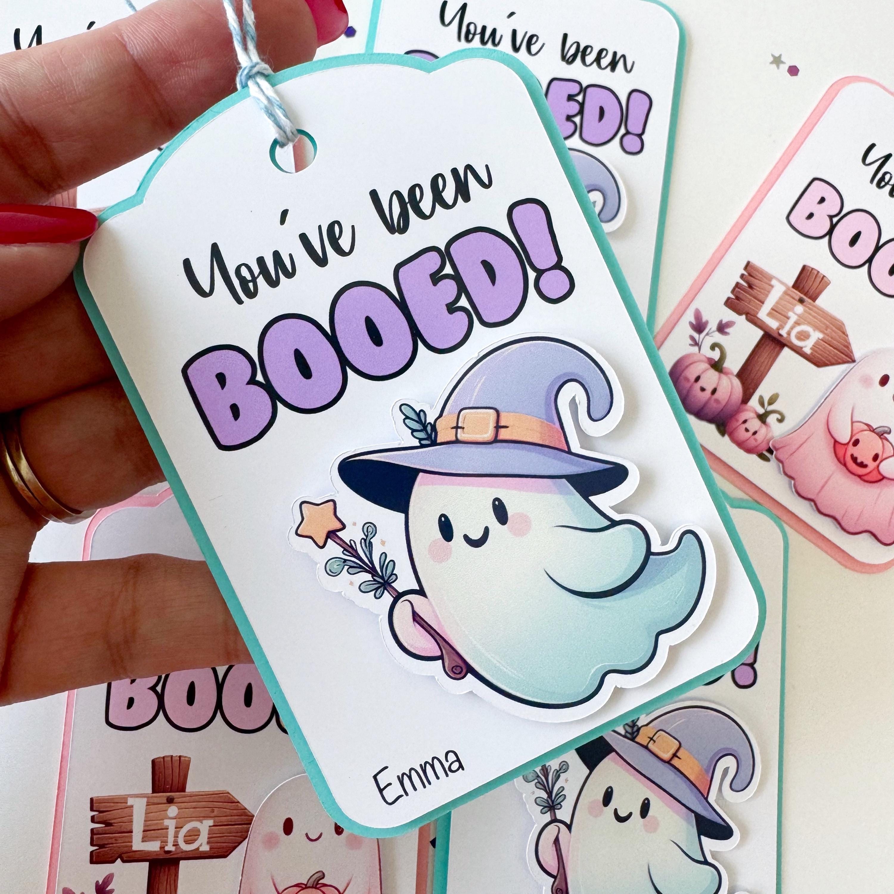 You've Been Booed Tags, Halloween Party Favors - Etsy