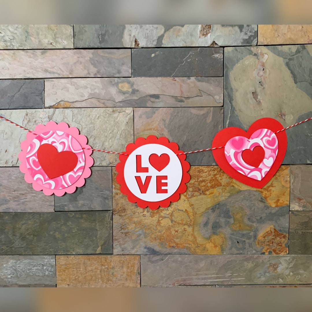 Love Banner, Valentine's Day Banner, Valentines Party Decorations ...