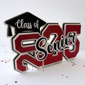 Graduation Table Sign 2025 High School Grad Sign Senior 2025 Graduation ...