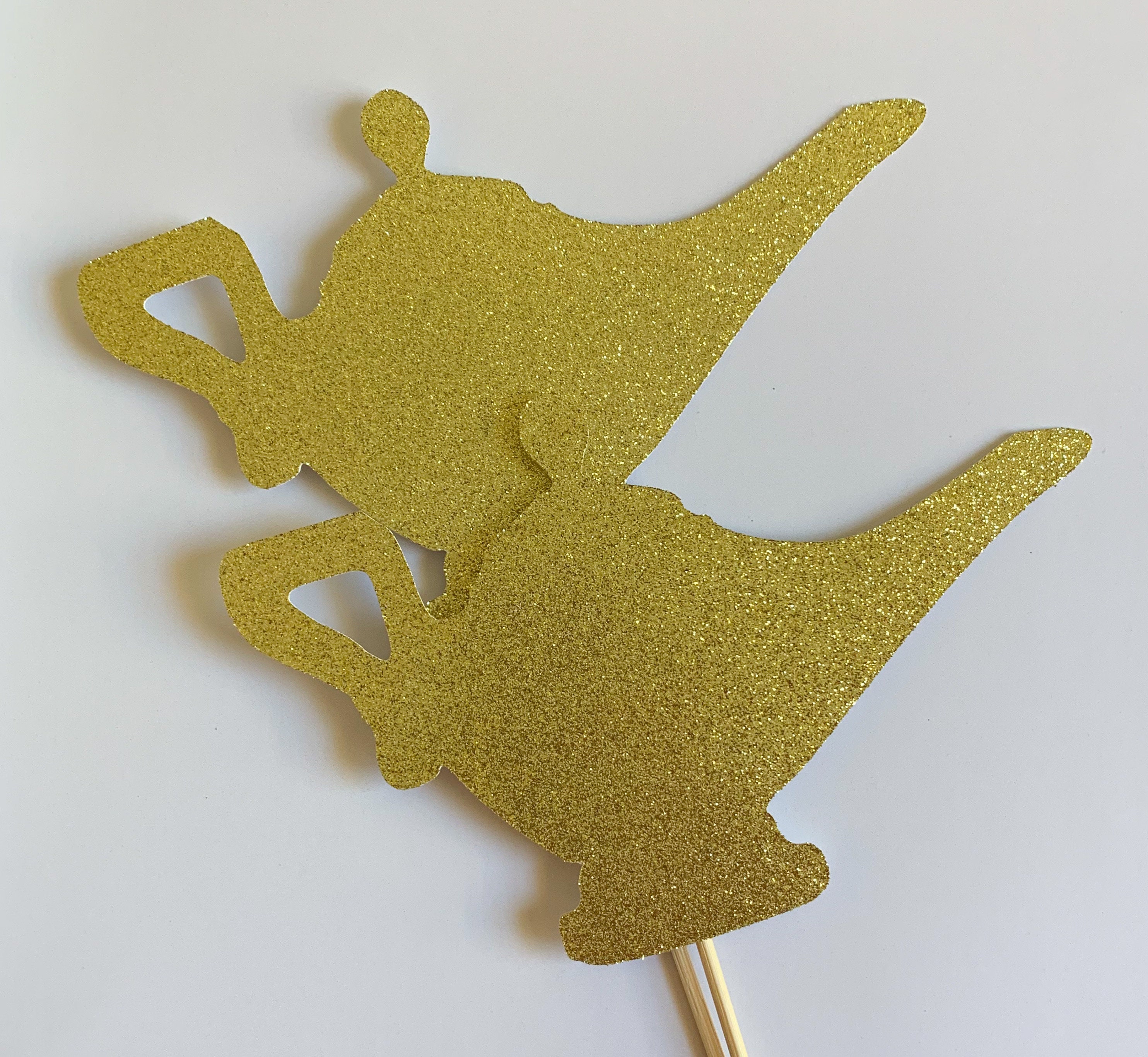 Genie Lamp Centerpieces, Aladdin Genie Lamp Party Die Cuts, Aladdin ...