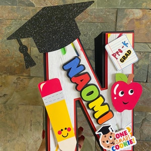Kindergarten Graduation Table Decor Kindergarten Graduation 3D Letter ...