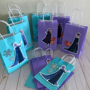 Frozen 2 Party Favor Bags, Elsa and Anna Party Favor Bags, Frozen Party ...