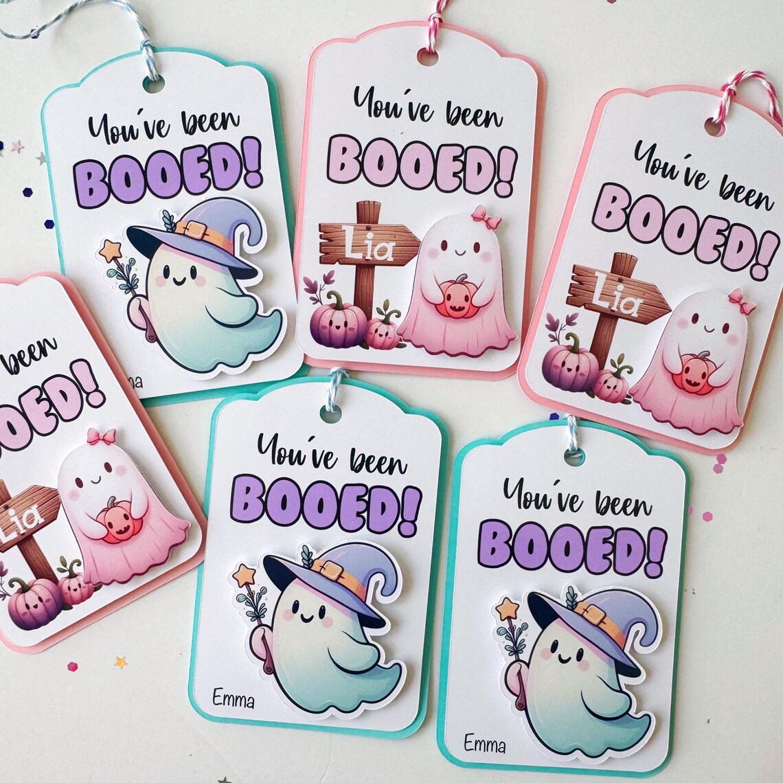 You've Been Booed Tags Halloween Party Boo Favor Tags Halloween Party ...