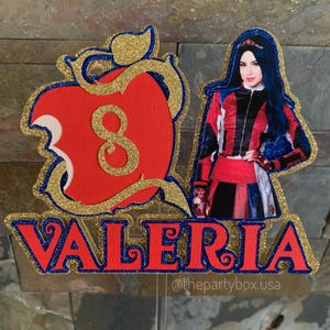 Descendants Cake Topper Descendants Evie Theme Party Decorations ...