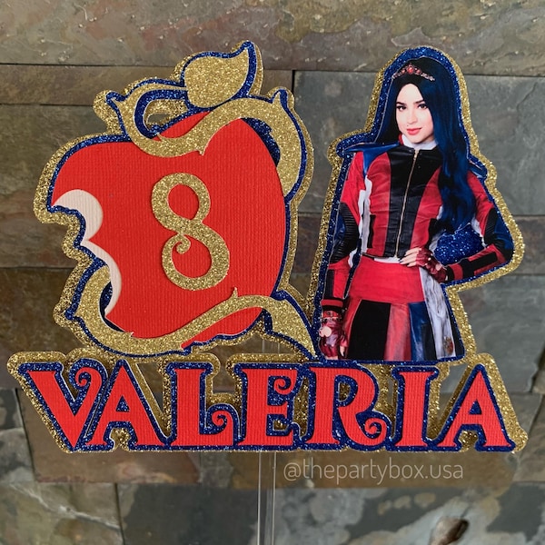 Descendants Cake Topper - Etsy