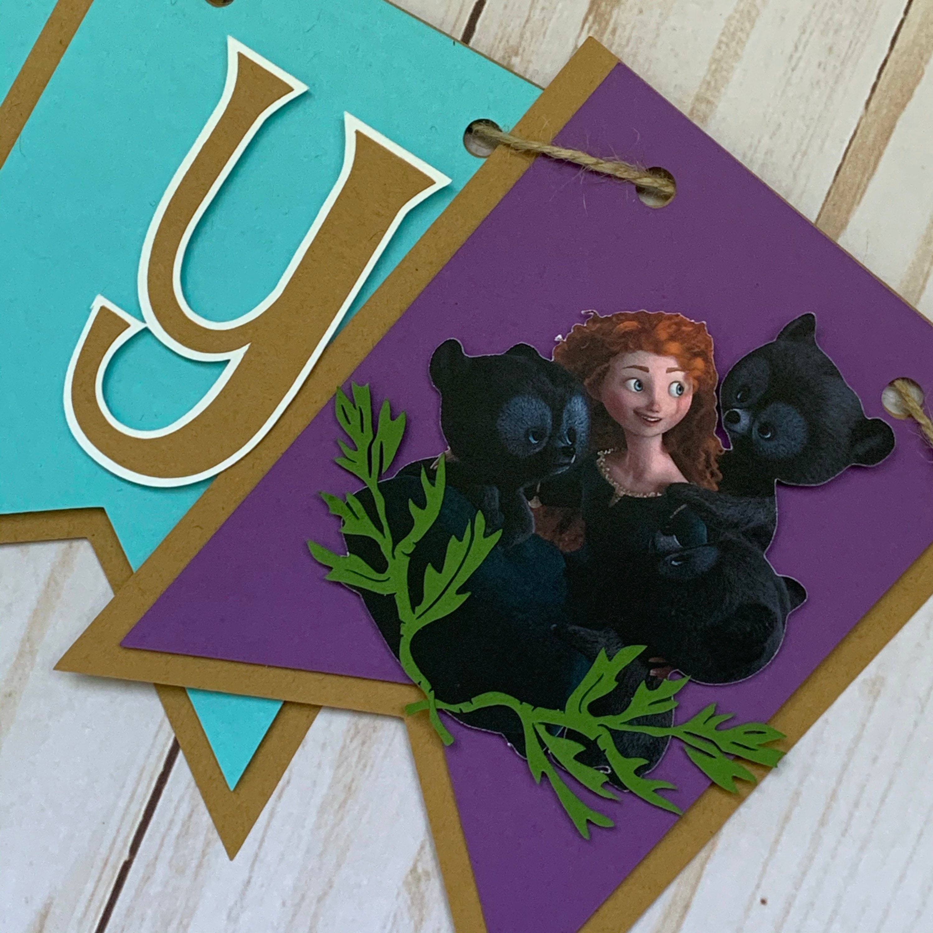 Disney Brave Birthday Banner