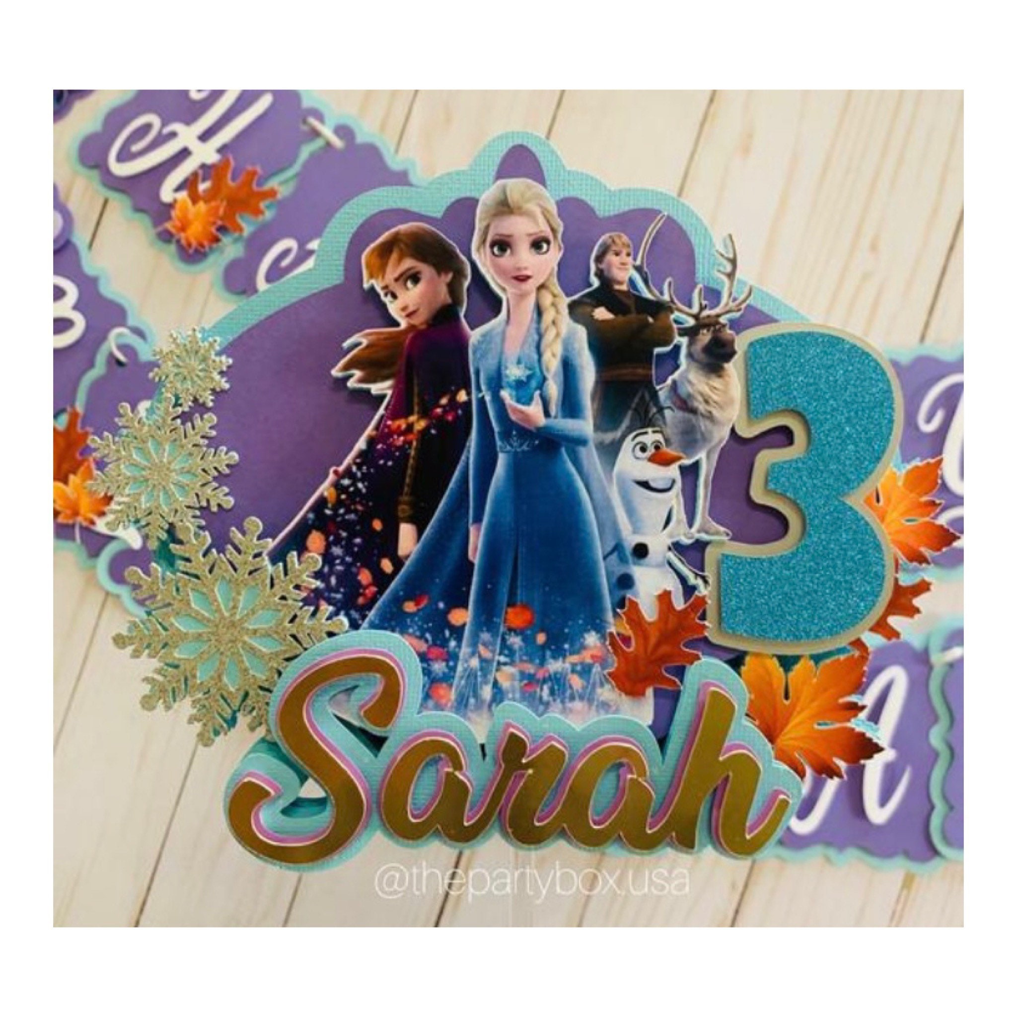 Frozen Cake Topper Frozen Birthday Party Decorations Frozen | Etsy Canada