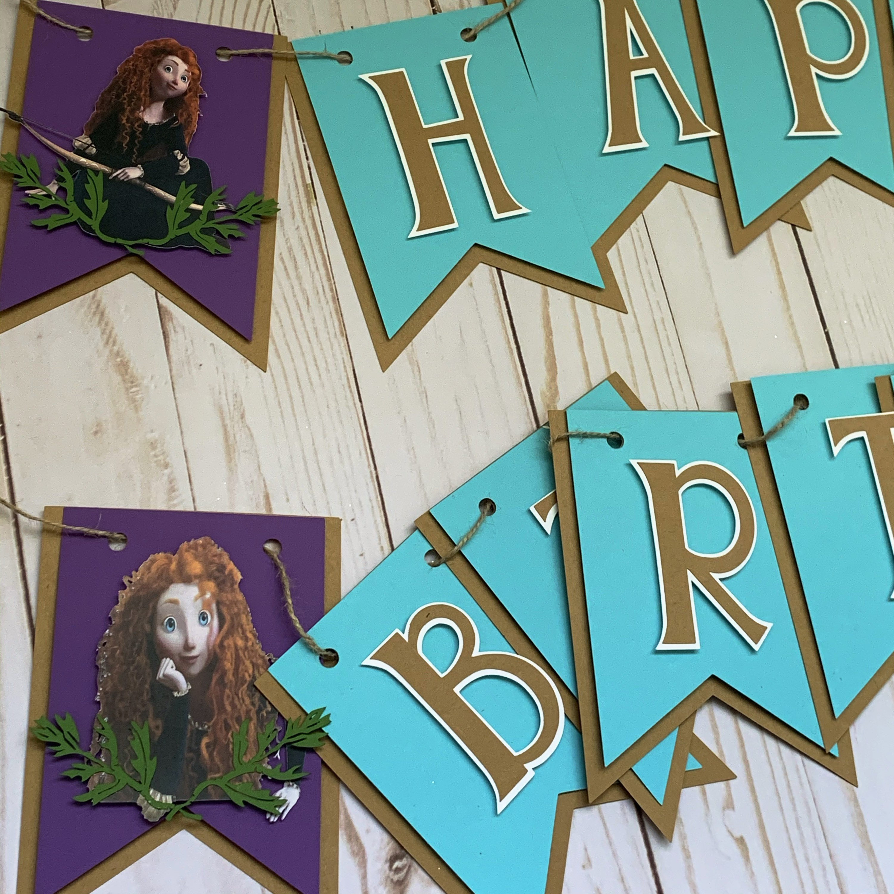 Disney Brave Birthday Banner