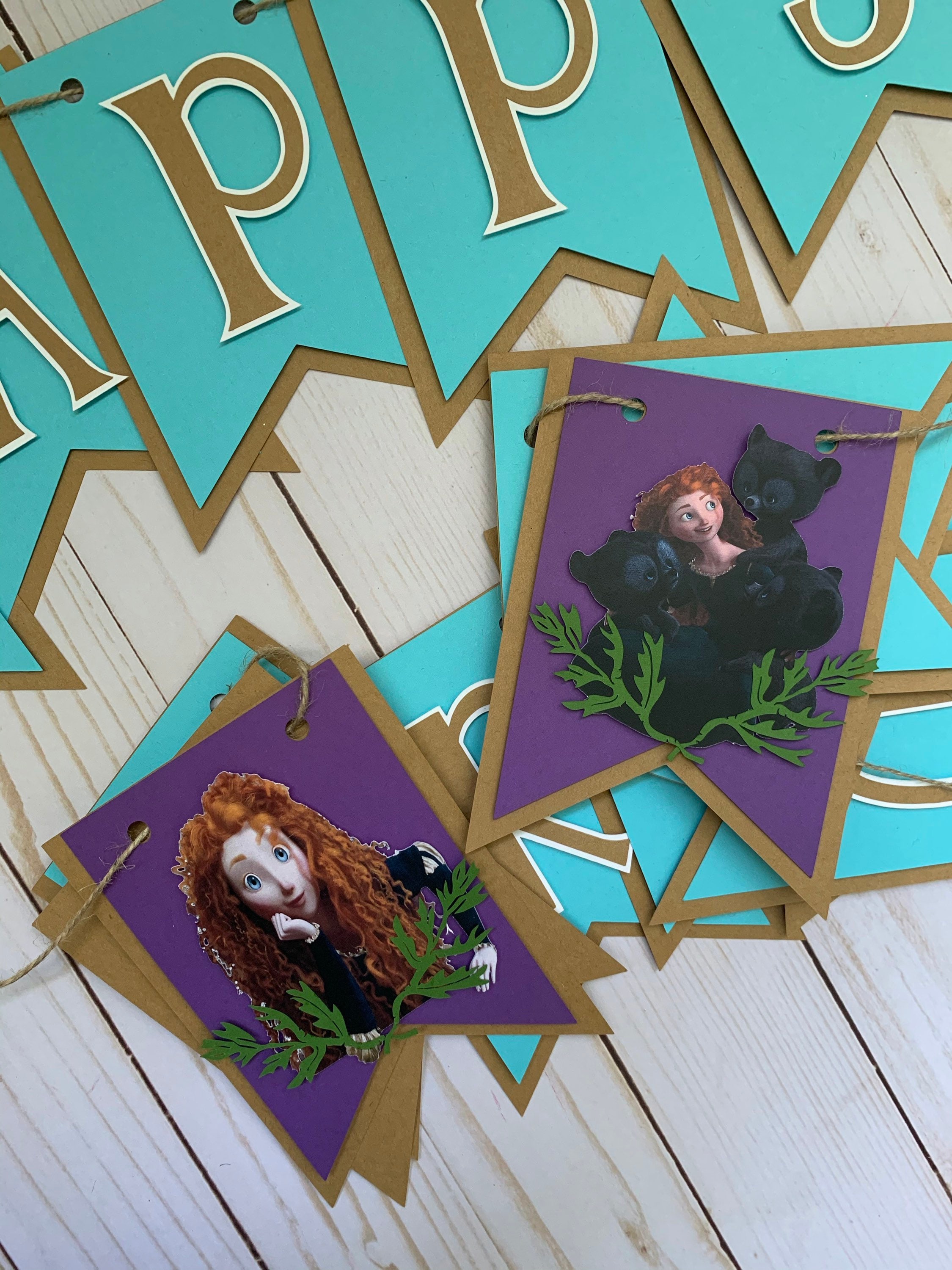 Disney Brave Birthday Banner