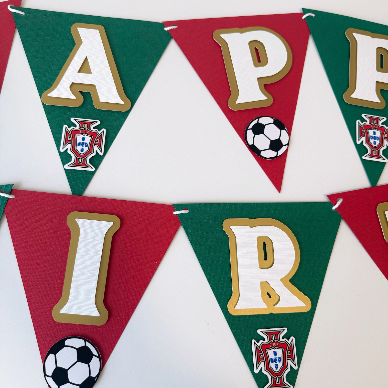 Soccer Portugal Happy Birthday Banner, Soccer Banner, Sports Soccer ...