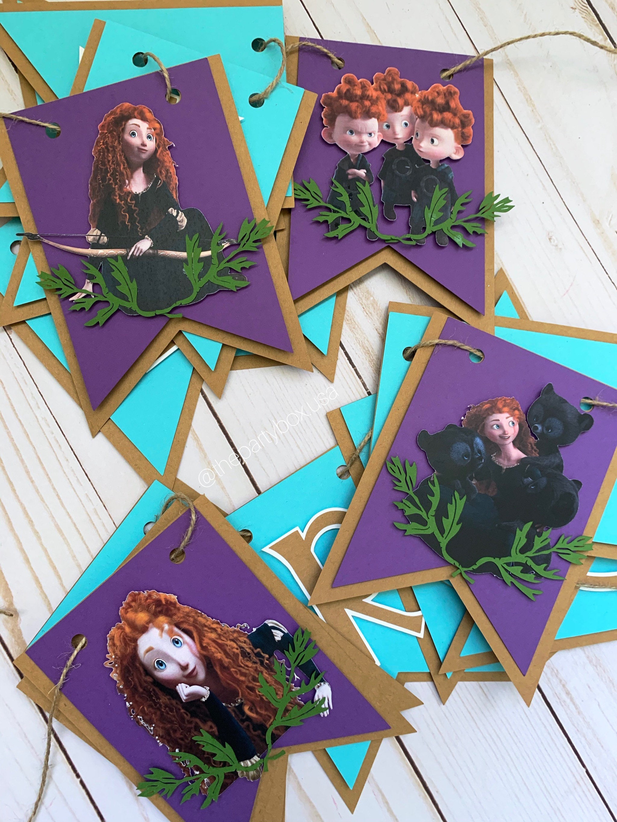 Disney Brave Birthday Banner