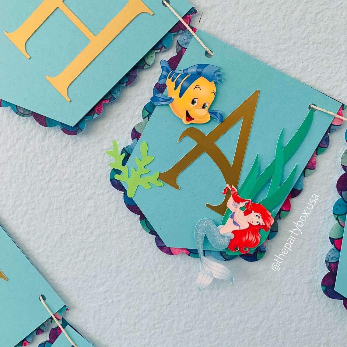 Little Mermaid Birthday Banner Little Mermaid Birthday Party | Etsy