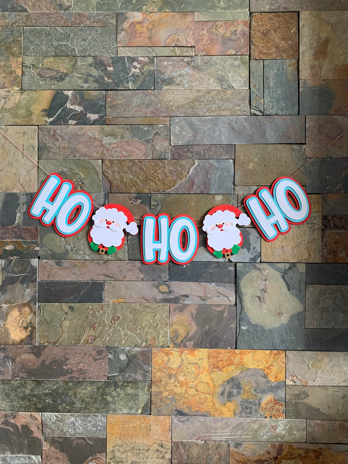 Ho Ho Ho Santa Christmas Banner Christmas Party Decorations Santa Claus ...