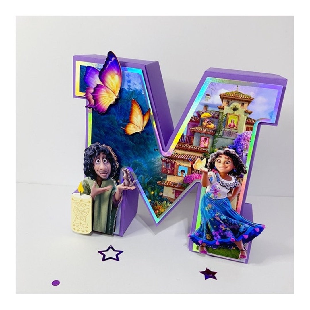 Encanto 3D Letter, Encanto Birthday Party Decorations, Custom 3d Letter ...