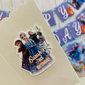 Frozen Popcorn Boxes, Frozen Party Decorations, Frozen Personalized ...