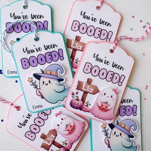 You've Been Booed Tags Halloween Party Boo Favor Tags Halloween Party ...