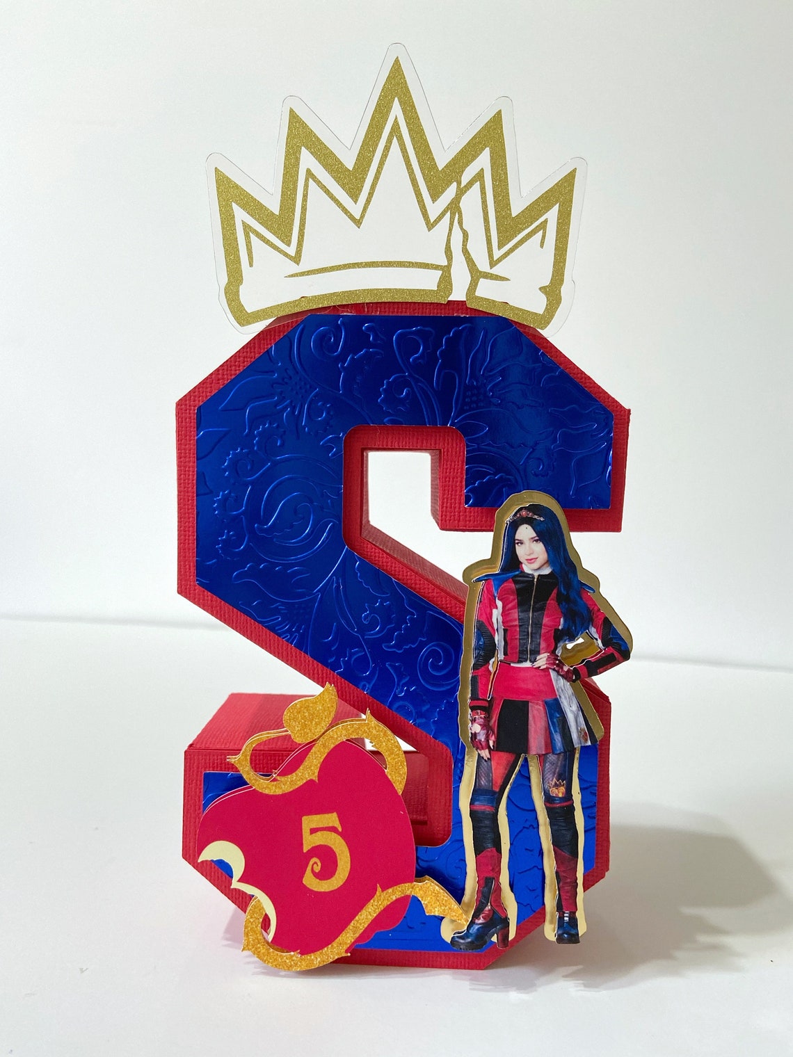 Descendants 3d Letter Descendants Evie Party Decorations - Etsy