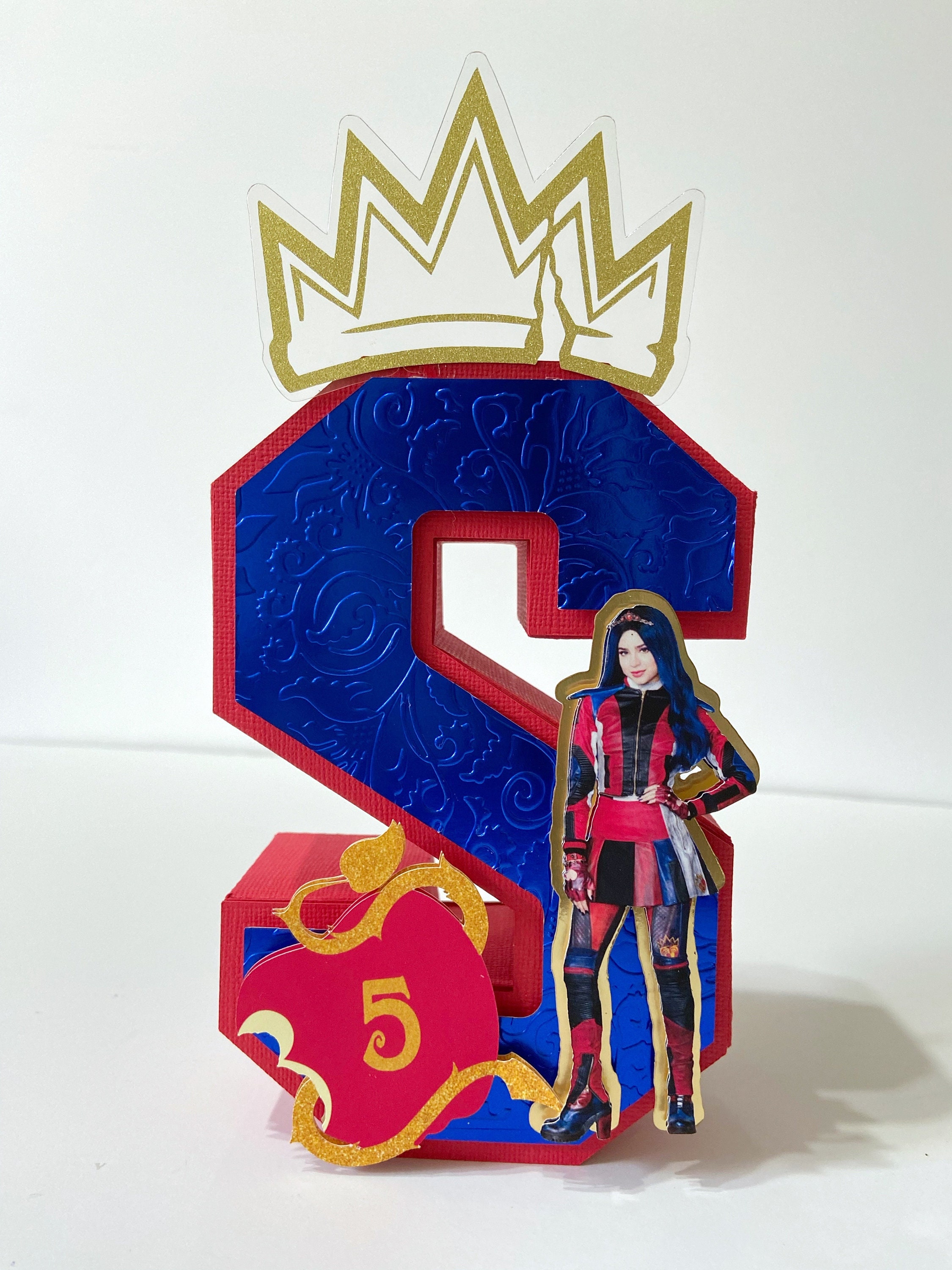 Descendants 3d Letter Descendants Evie Party Decorations - Etsy