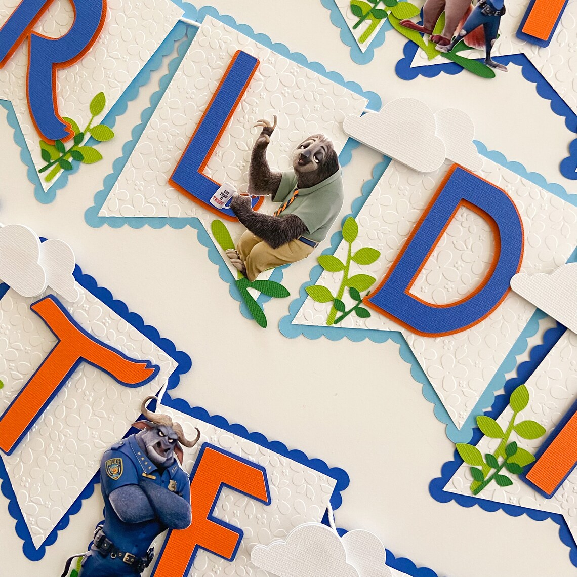 Zootopia Birthday Party Banner Zootopia Party Decorations - Etsy