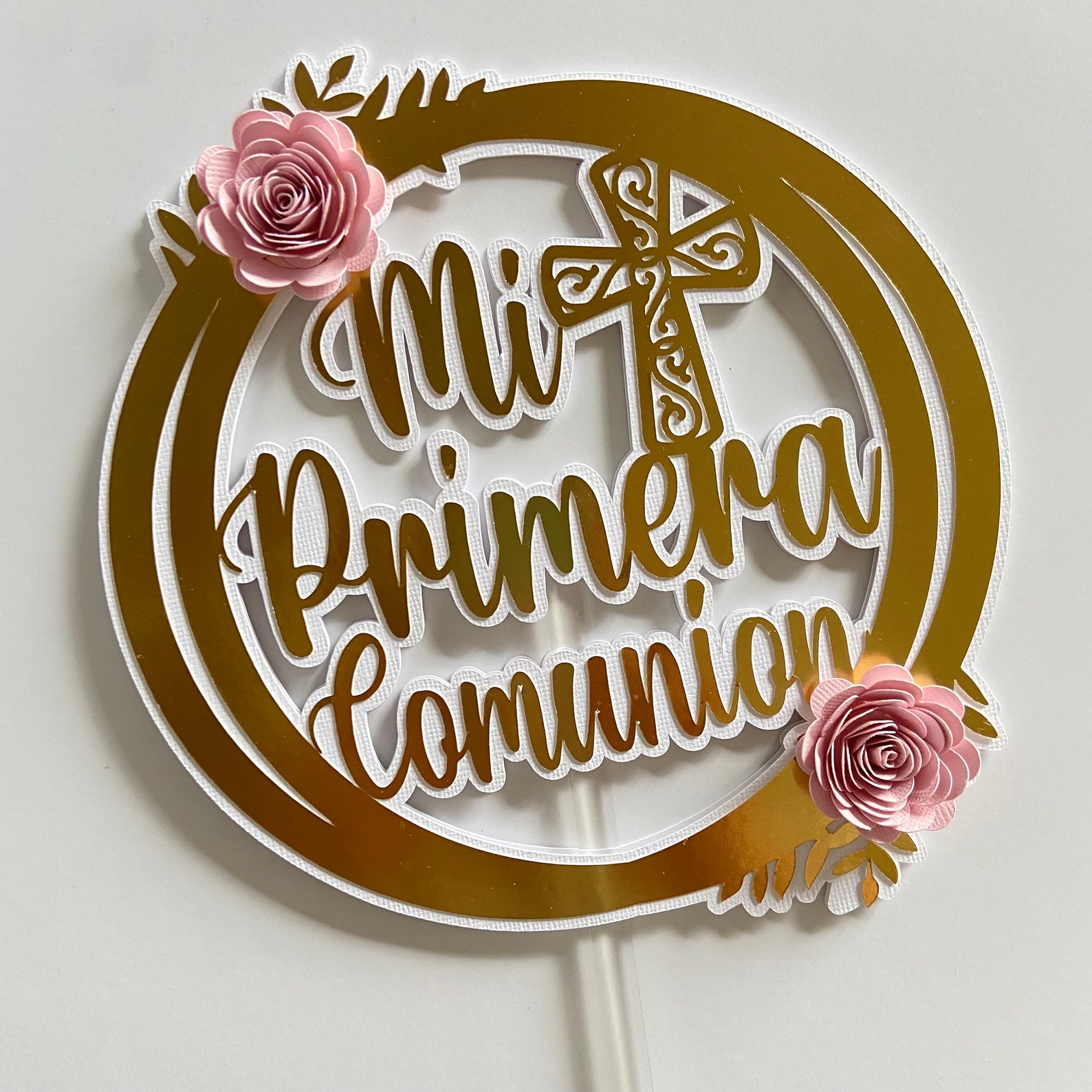 Mi Primera Comunion Cake Topper, My First Communion Cake Topper, Holy ...