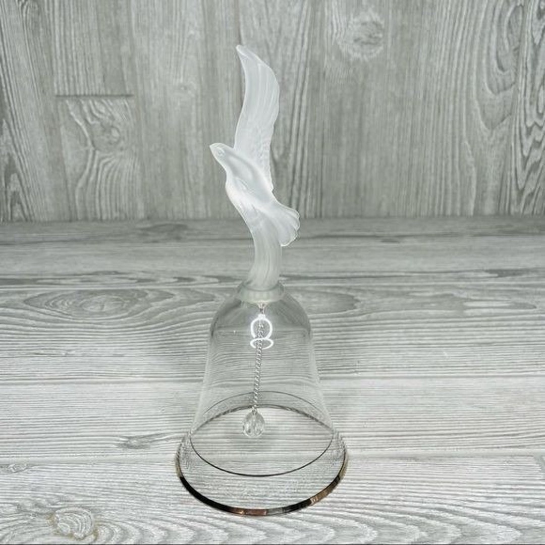 Lenox Vintage 1984 Crystal Bird Bell Christmas - Etsy