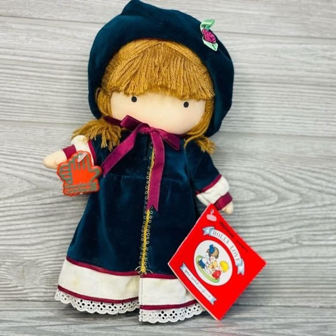 Vintage Applause Holly Hobby Love Christmas Plush Toy Pocket Doll ...