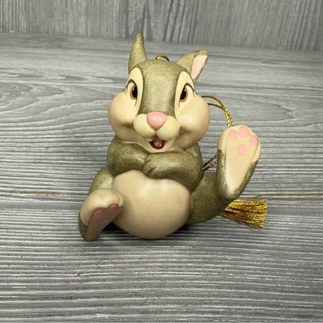 Vintage Walt Disney Thumper “belly Laugh” Christmas Ornament Bambi ...