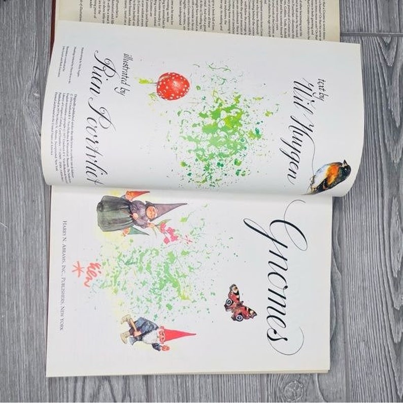 Gnomes Poortvliet / Huygen 1977 Abrams Hardcover W/ Dust Jacket Book ...