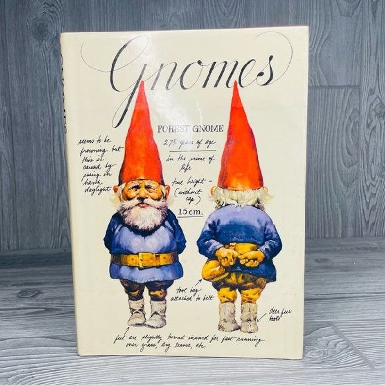 Gnomes Poortvliet / Huygen 1977 Abrams Hardcover W/ Dust Jacket Book ...