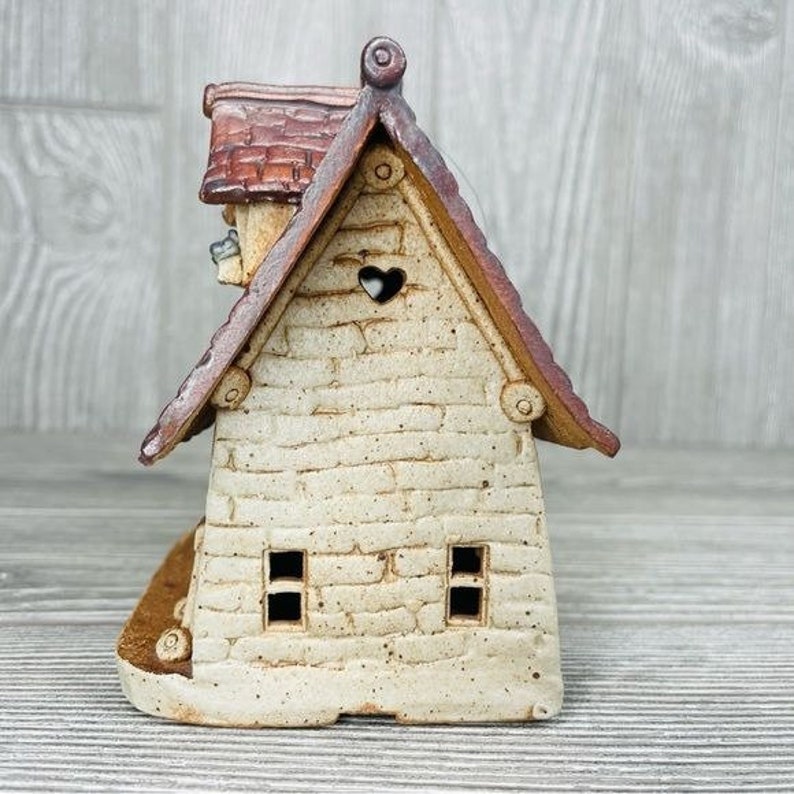Vintage Windy Meadows Pottery “ Keep Tryst Inn “ House Figurine ...
