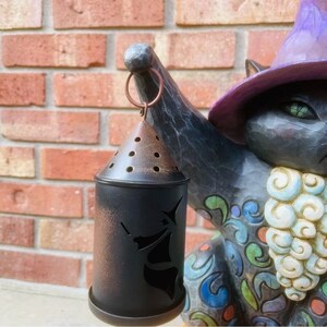 Rare Htf Jim Shore on Night Watch 20” Black Cat Retired 2007 Halloween ...