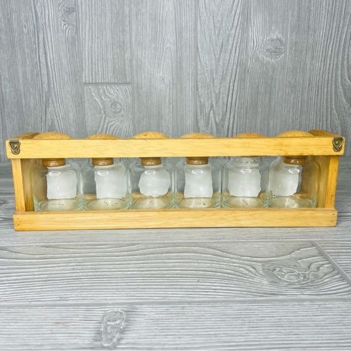 Handmade Diy Potion Vintage Spice Rack / Spice Jars Halloween Kitchen ...