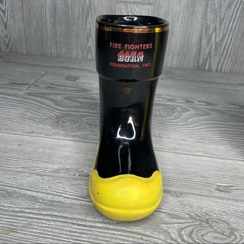 Vintage Fireman Themed Cups Mugs Fireman Boot Coffee Mug and Fireman ...