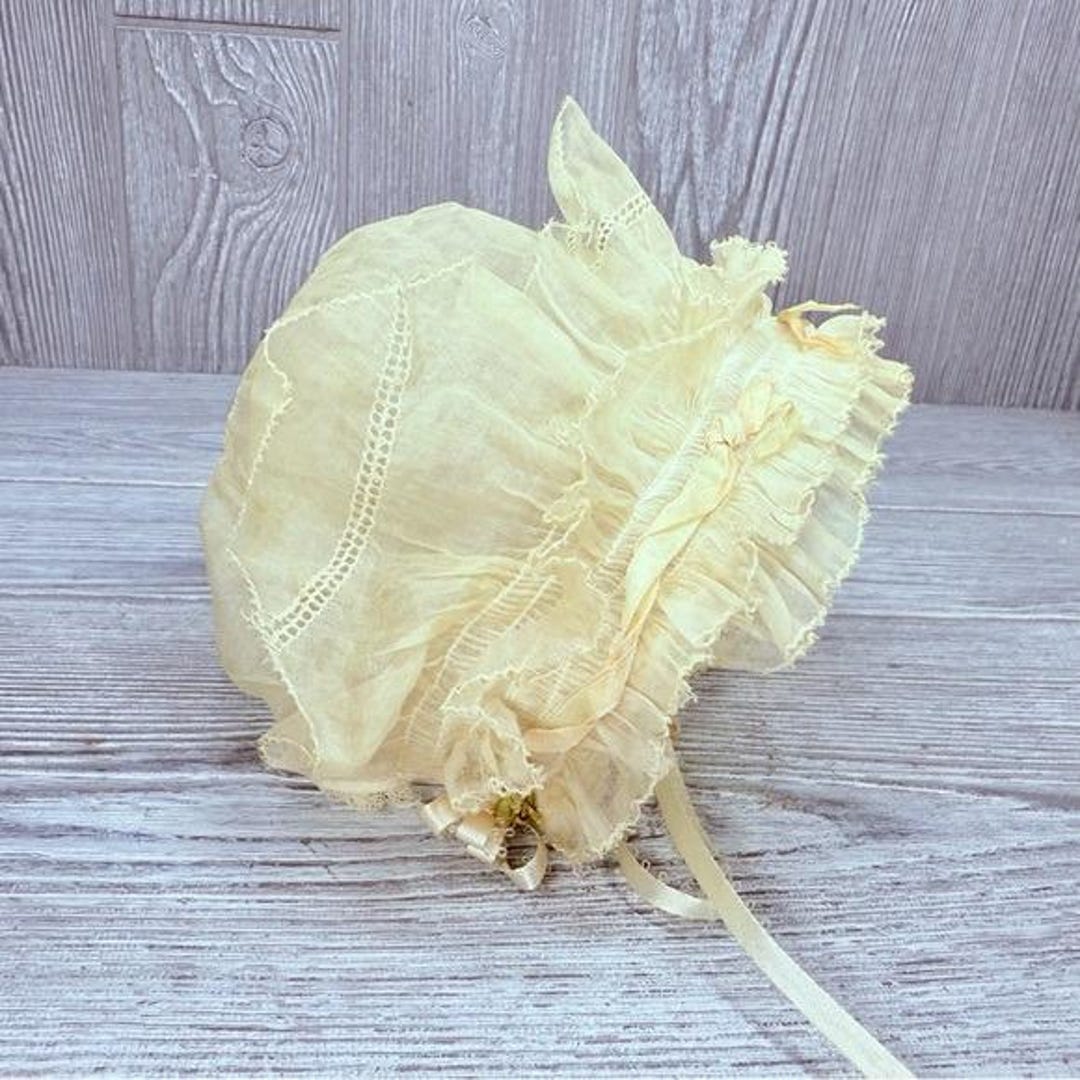 Antique Vintage Lace Baby Bonnet Victorian Gauze and Lace Baby Hat - Etsy