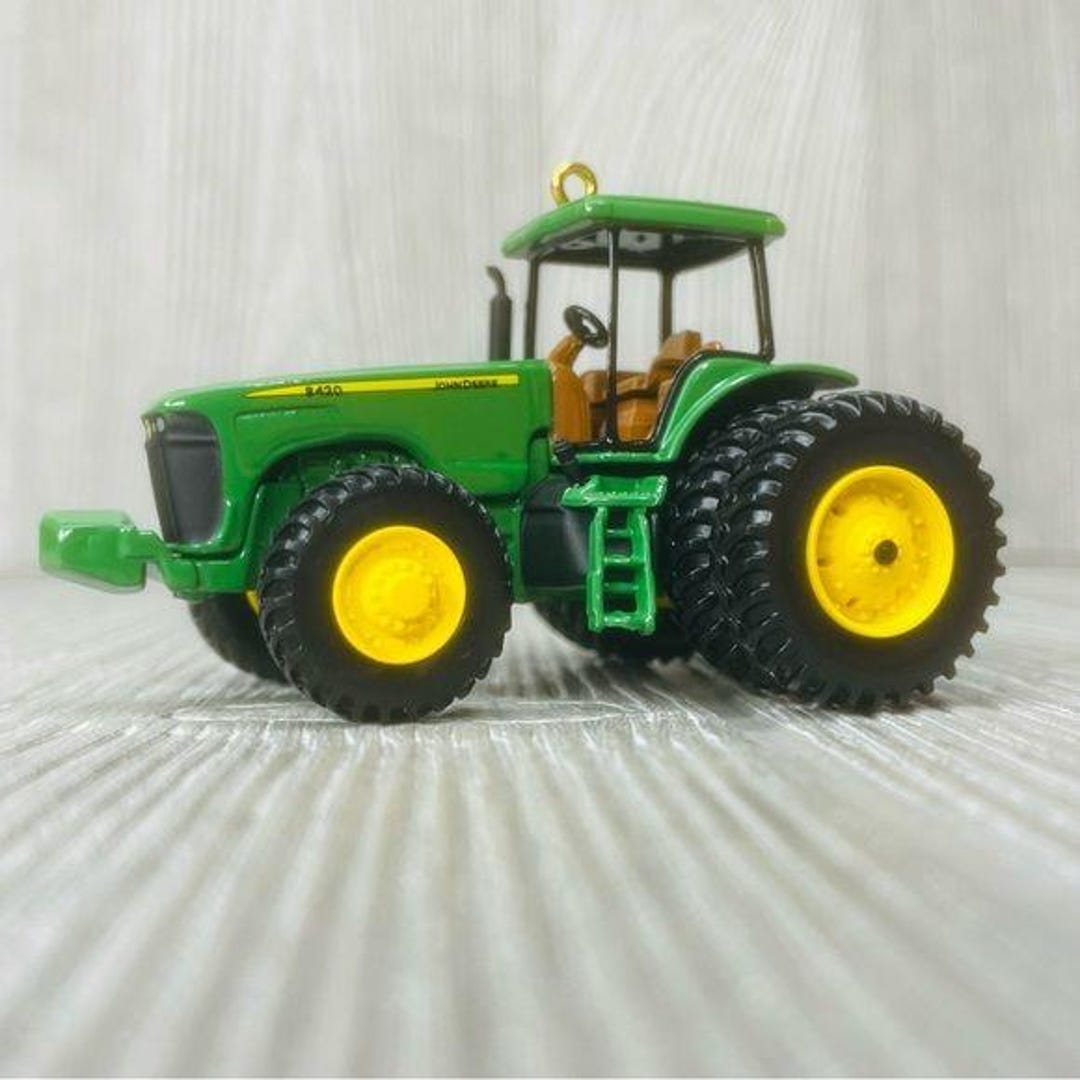 Vintage Hallmark 03 8420 Tractor John Deere Ornament Die-cast Metal ...