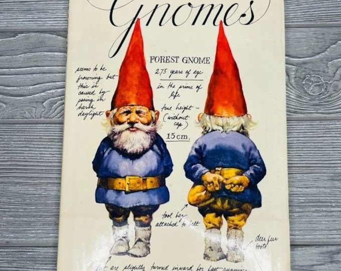 Gnomes Poortvliet / Huygen 1977 Abrams Hardcover W/ Dust Jacket Book ...