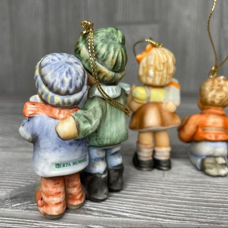 Vintage 1997 Goebel Hummel Lot of 6 Christmas Ornaments Children ...
