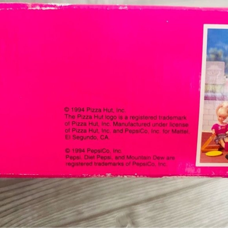 Barbie Pizza Party! SKIPPER Pizza Shop Playset (1995 Arcotoys, Mattel ...