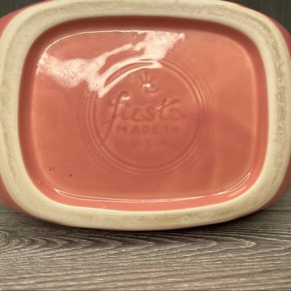 Fiestaware Disc Pitcher in Rose Color Pink Ceramic Vintage Kitchen ...