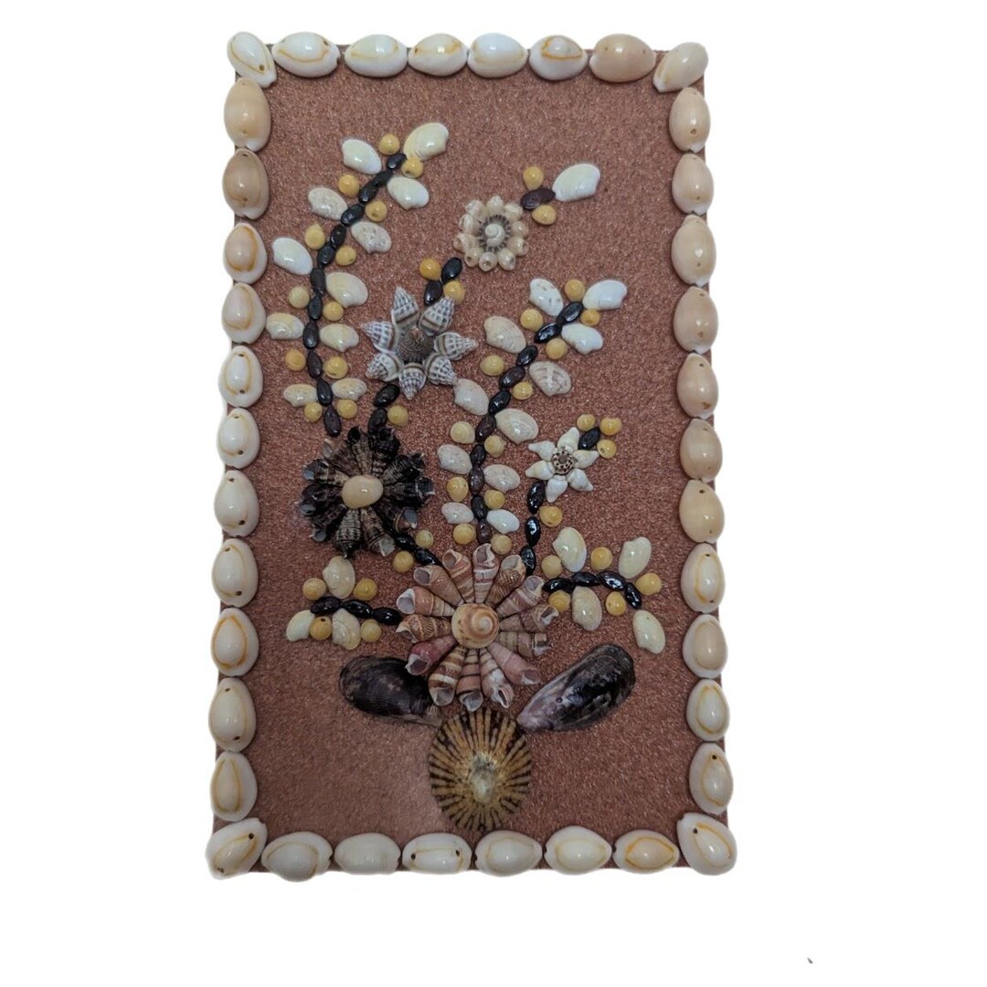 Vintage 1960s Shells and Sand Picture Seashell Art - Etsy