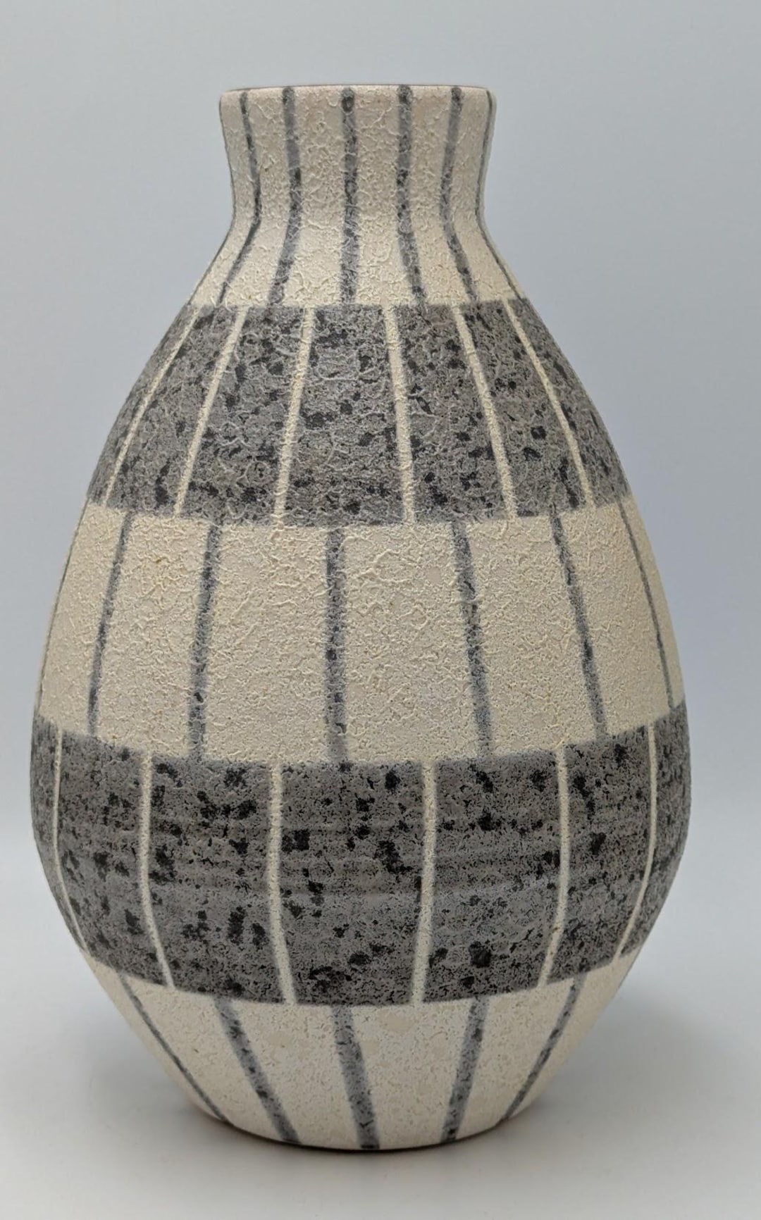 Vintage ILKRA Ceramic Vase 241-24: Gray & White German Pottery - Etsy ...