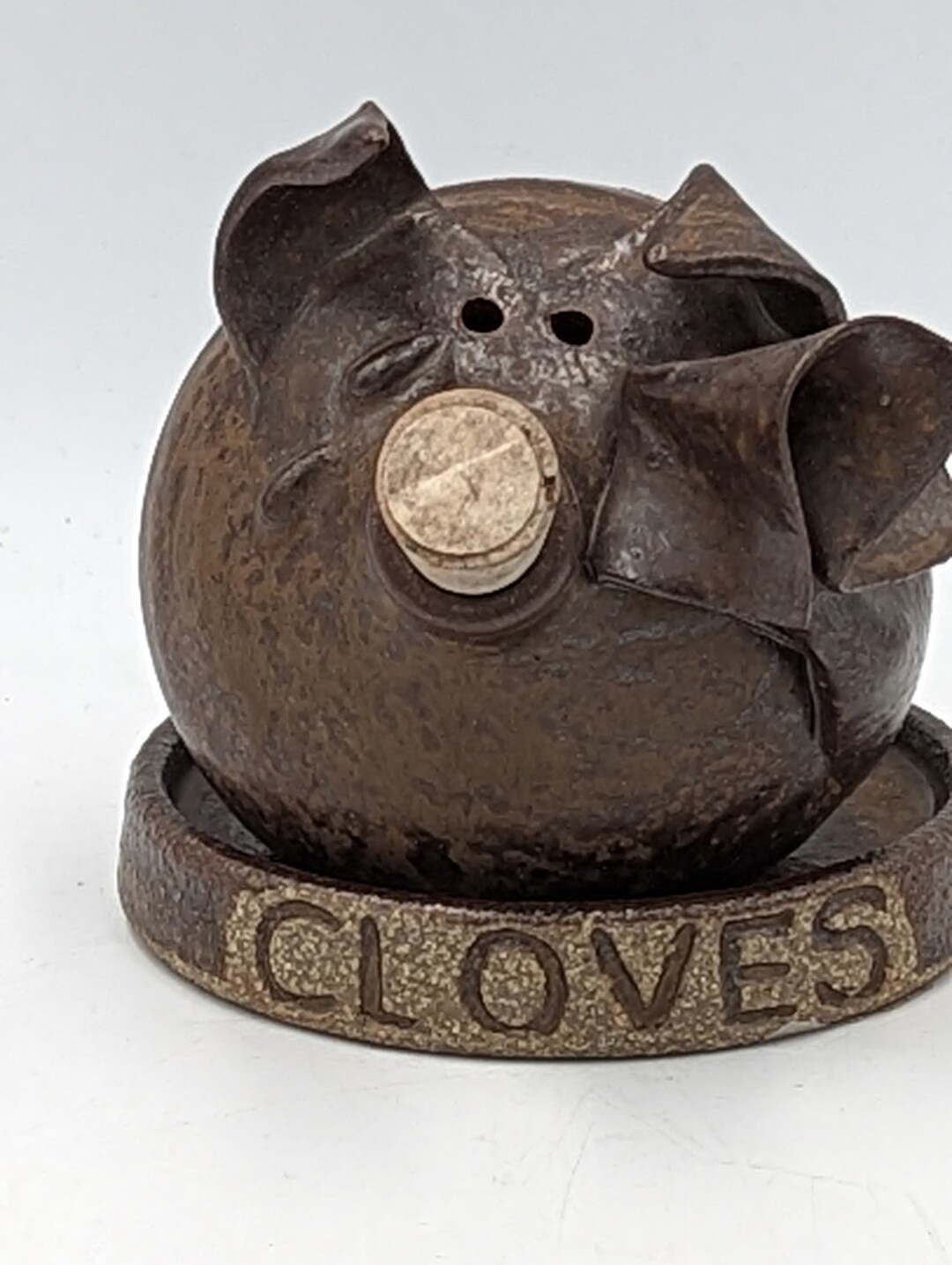 Cute Retro 1970's Stoneware Cloves Pig With Cork Stopper Nose - Etsy
