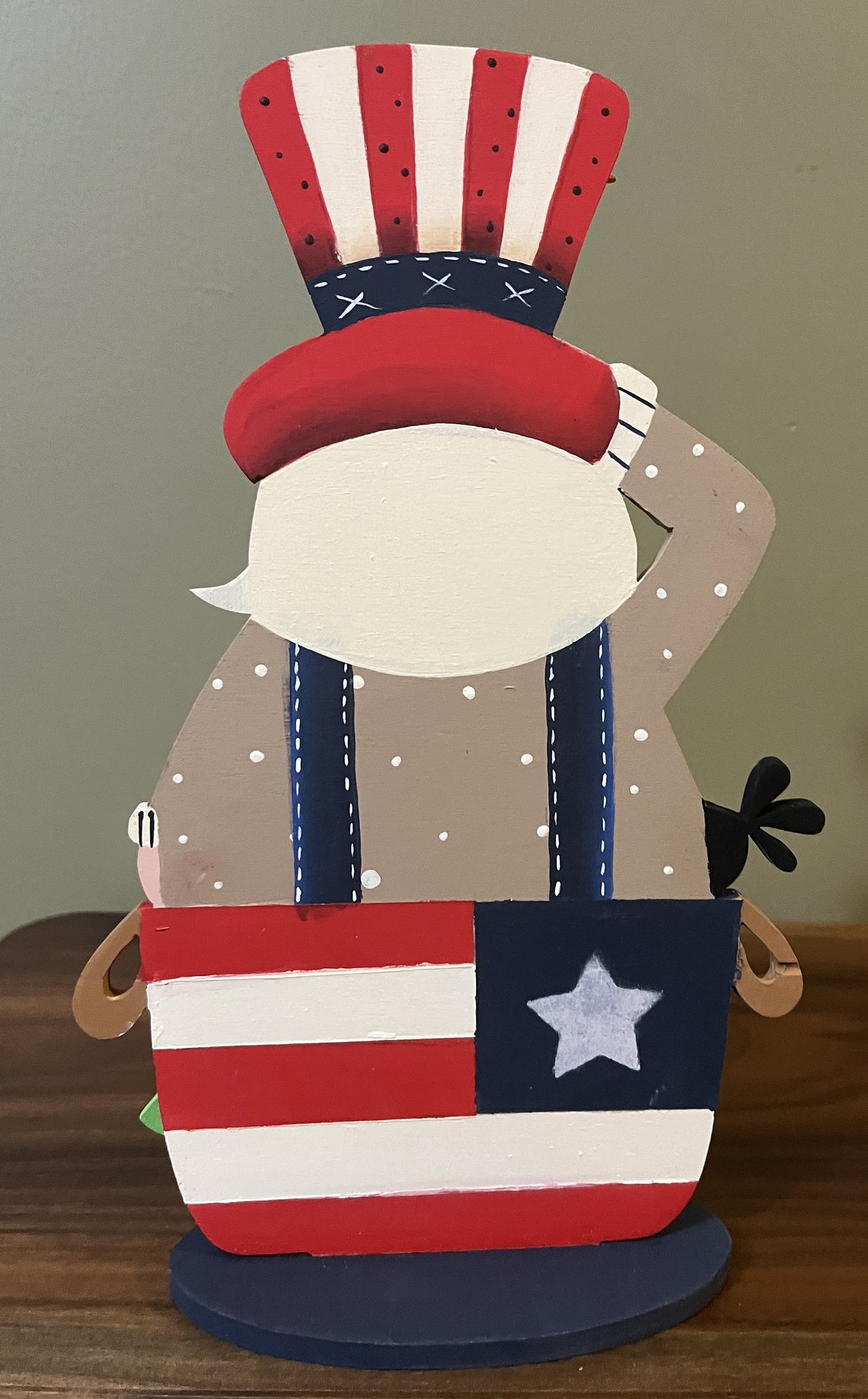 Uncle Sam Gnome - Etsy
