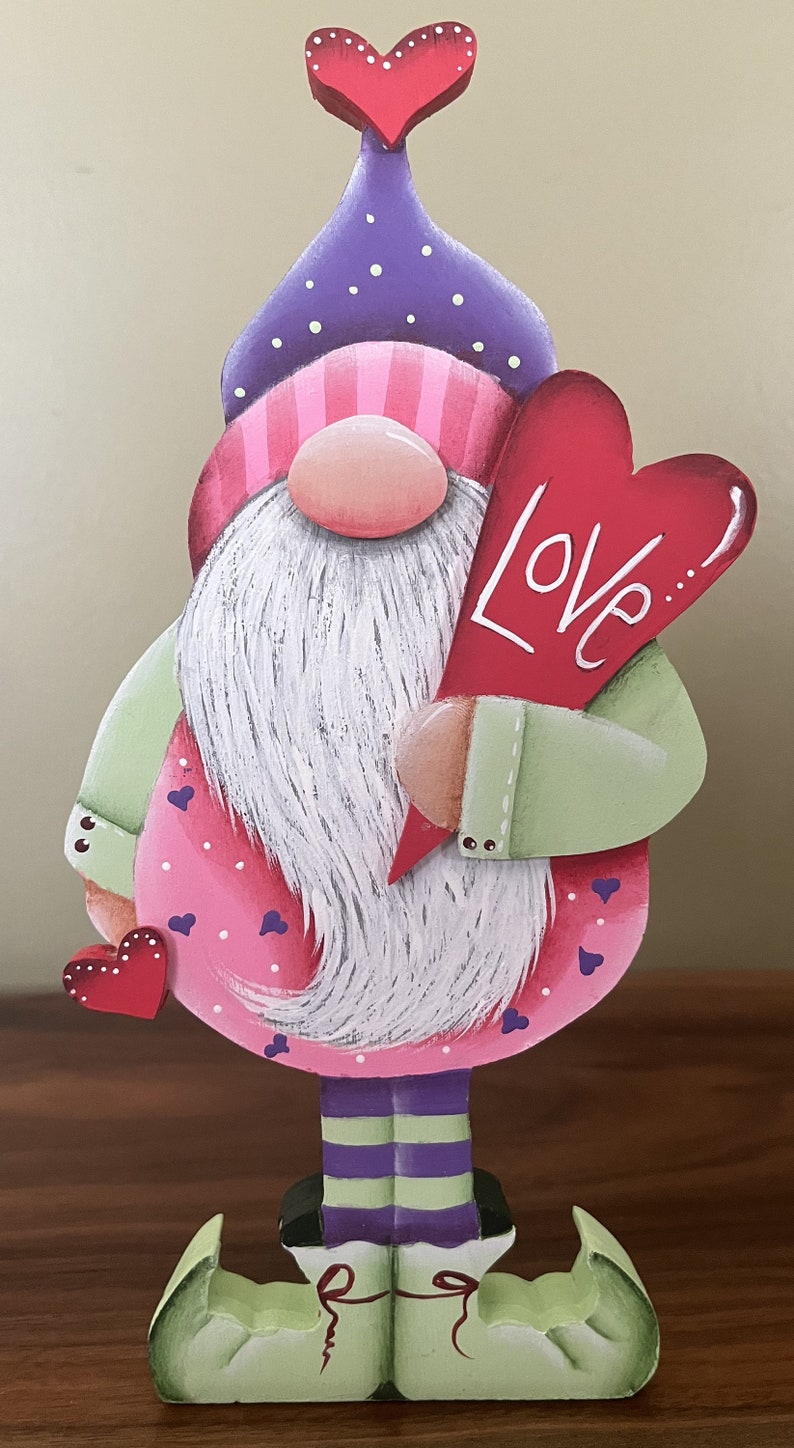 Valentine Gnome - Etsy