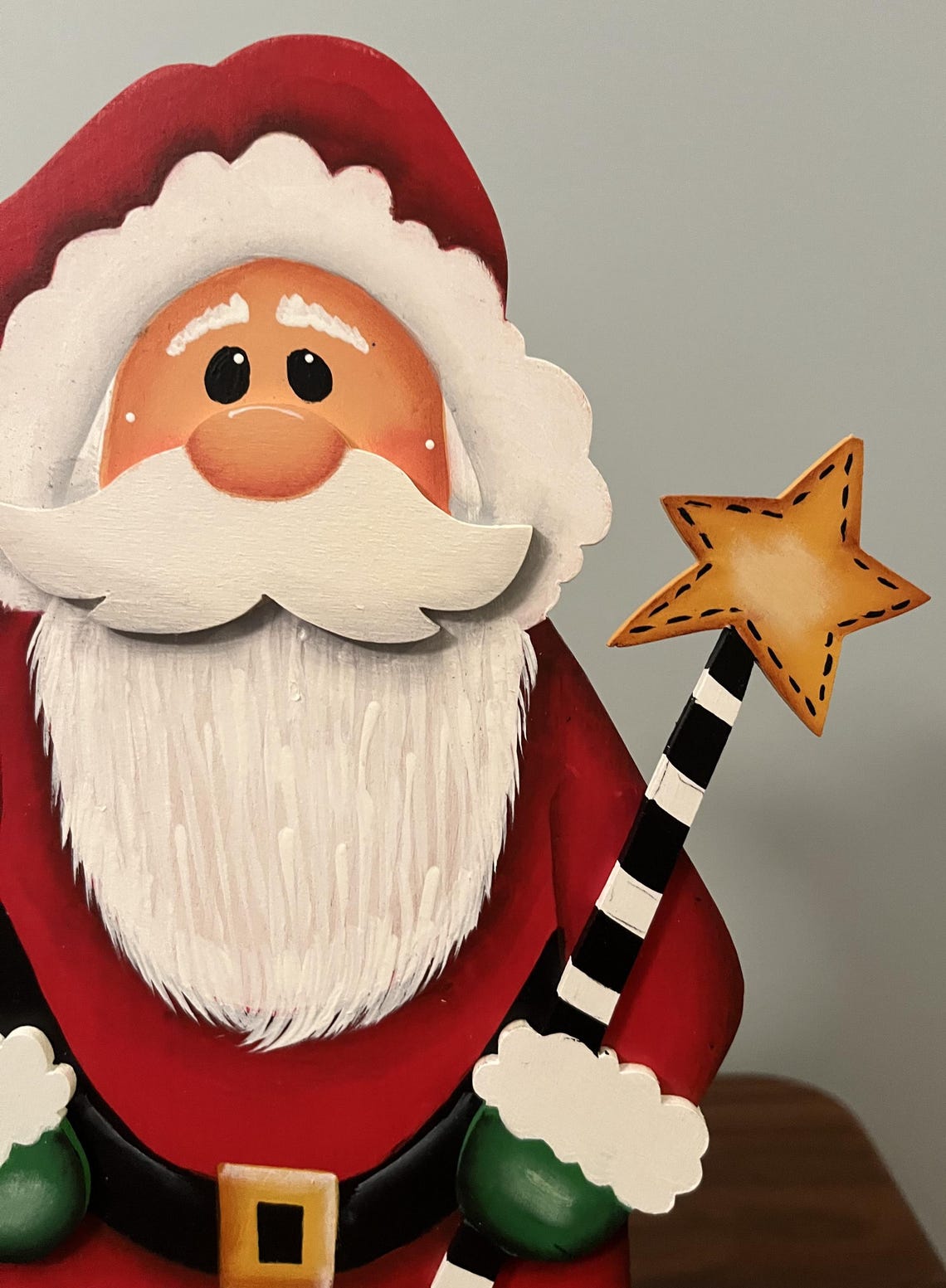 Santa With Star Wand - Etsy