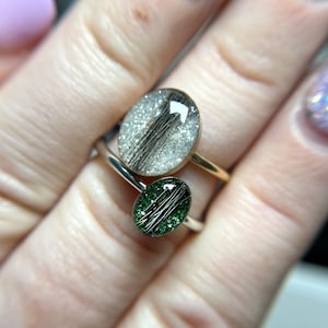 Hair Keepsake Ring | Pet Hair Ring | Lock of Hair Keepsake | Hair ...