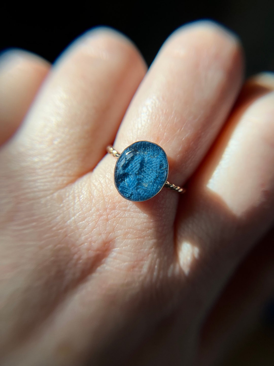 Fabric Keepsake Ring | Clothing Ring | Fabric Keepsake | Fabric ...