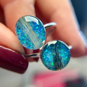 Hair Keepsake Ring | Pet Hair Ring | Lock of Hair Keepsake | Hair ...