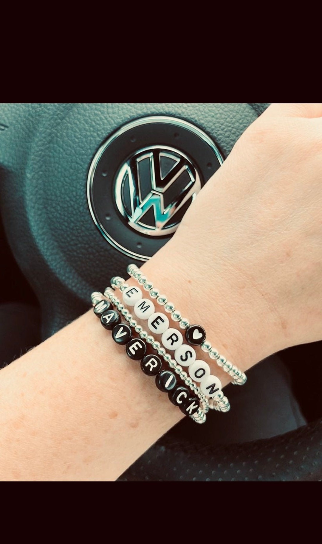 Sterling Silver Custom Name Bracelet | Custom Bracelet | Custom ...