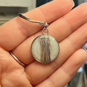 Memorial Hair Keychain | Pet Fur Keychain | Custom Keychain| Keepsake ...